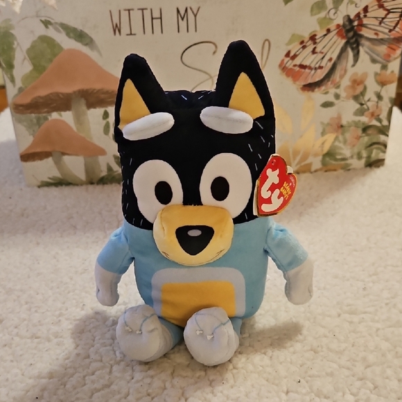 Ty | Toys | Nwt Ty Beanie Babies Bluey Stuffed Plush Toy | Poshmark
